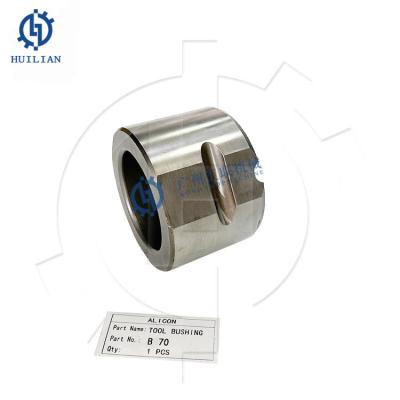 China Alicon B70 Tool Bushing Hydraulic Breaker Hammer Daemo Spare Parts B70 Lower Bushing for sale