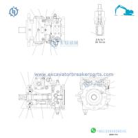 China 418-18-31101 WA250-5 WA270-5 Hydraulic Pump For Komatsu Wheel Loader Parts 4181831101 for sale