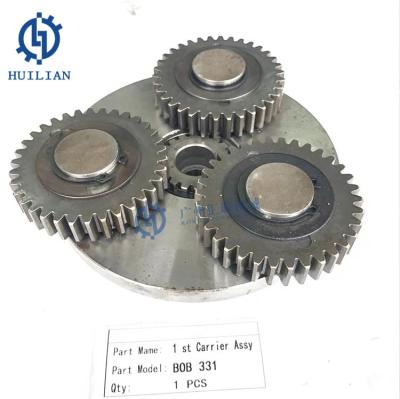 China Excavator Gear Parts 1st Planetary Sun Gear Carrier Assy Travel Final Drive Gear BOB331 for sale