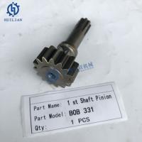 China Excavator Parts First Level Final Drive BOB331 1st Sun Gear Shaft Pinion for sale