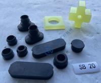 China SB20 Hydraulic Breaker Shock Absorber Roack Hammer Dmaper Cushion Rubber Damper for Excavator Spare Parts for sale