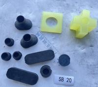 China SB20 Hydraulic Breaker Shock Absorber Roack Hammer Dmaper Cushion Rubber Damper for Excavator Spare Parts for sale