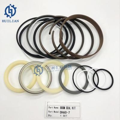 China DH60-7 Arm Boom Buket Cylinder Seal Kit Rubber Seal Kit for DOOSAN Excavator Spare Parts for sale