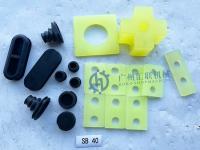 China Hydraulic Breaker Parts Damper Upper Cushion Elastic Pad Side Plate Shock Absorber For SB40 for sale