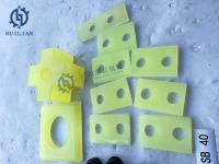 China Hydraulic Breaker Parts Damper Upper Cushion Elastic Pad Side Plate Shock Absorber For SB40 for sale