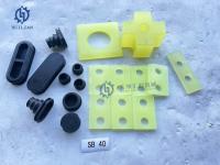 China Hydraulic Breaker Parts Damper Upper Cushion Elastic Pad Side Plate Shock Absorber For SB40 for sale