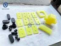 China SB81 Hydraulic Breaker Spare Parts Rubber Pad Cushion Elastic Pad  Shock Absorber Damper for sale
