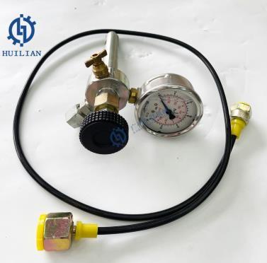 China In Stock Hydraulic Breaker Gas Charging Valve 86481520 Montabert Rock Hammer N2 Charge Maintenance Charger Kit for sale