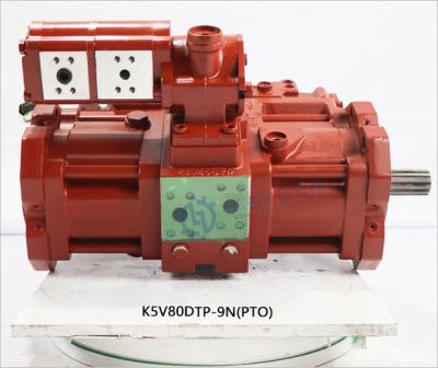China R150 Excavator Sapre Parts KPM KAWASAKL K5V80DTP-9N PTO Hydraulic Mian Pump for sale