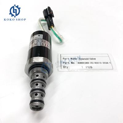 China Engine Electric Parts KDRDE5KR-2040C13-203A-T Solenoid Valve for Genuine KPM Excavator Parts for sale