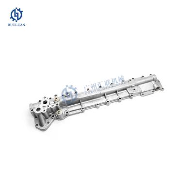 China 6136-61-2113 6136-61-2110 For Komatsu Excavator oil cooler cover for 6D105 cover and core Diesel Engine Parts for sale