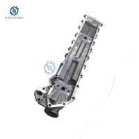 China 6136-61-2113 6136-61-2110 For Komatsu Excavator oil cooler cover for 6D105 cover and core Diesel Engine Parts for sale