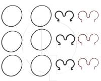 China Hydraulic gear pump Heart type seals seal kit service kit for Excavator Equipment for sale