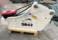 China Soosan Mini Hammer SB43 Special Type Jack Hydraulic Rock Breaker For 6-9 tons Excavator for sale