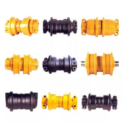 China Customized Excavator Friction Welding Track Roller Bottom Roller Repair For KOMATSU PC200 for sale