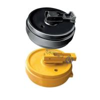 China Pc120 E320d Ec360 D155 Sk40 Sk210 Pc200-5 Wheel Dozer Front Adjuster Idler Excavator Rubber Track Idler for sale