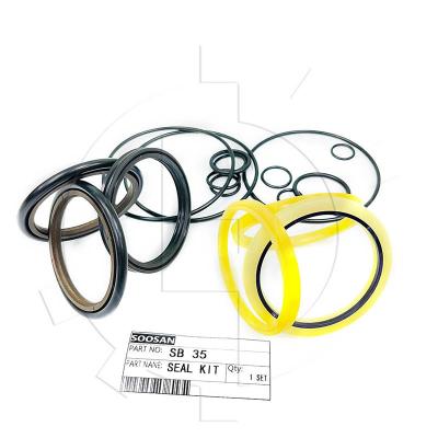 China SOOSAN Hydraulic Hammer Breaker Rubber Repair Seal Kits For Construction Machine Soosan SB35 for sale