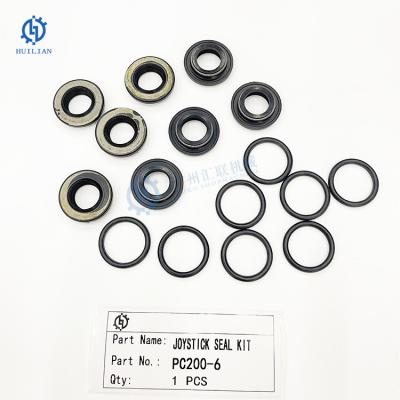 China Excavator Pc200-6 Joystick Seal Kit For Komatsu PC160-7 PC200-8 Control Valve Repair Kit for sale