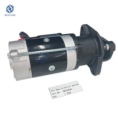 China QDJ2636 QDJ2636A Starter Motor For 4V 4.5KW 5KW Excavator Diesel Engine Spare Parts for sale