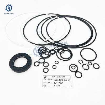 China 571-7201 Travel Motor Seal Kit For CATEEEEEE Excavator hydraulic Swing Motor Repair Seal Kit Spare Parts for sale