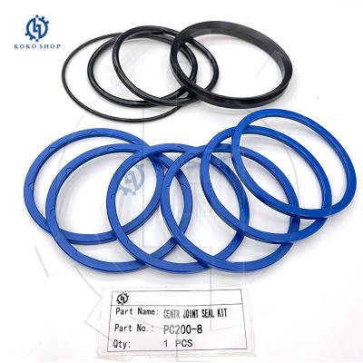 China PC200-7 PC200-8 Center Joint Seal Kit 703-09-95320 PC200-6 Komatsu Excavator Swivel Joint Seal Kit for sale