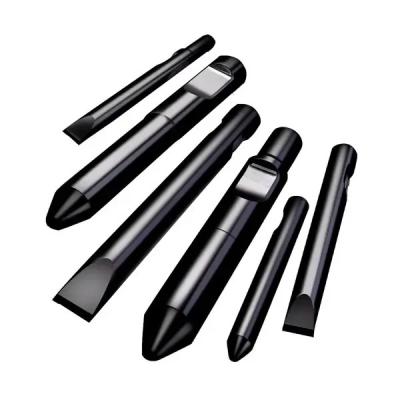 China Rock Hydraulic Breaker Spare Parts Chisel Tool For MB500 MB700 MB750 MB800 MB1000 MB1200 MB1500 MB1600 MB1700 for sale
