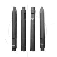 China Hm360 Hm380 Hm390 Hm550 Hm560 Hm1180 Hm2180 Jcb Hydraulic Breaker Blunt Wedge Moil Chisel Hm1260Q Hm1560Q Hm1760Q for sale