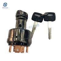 China Ignition Switch With Keys 08086-20000 For Komatsu Excavator  PC130-8 PC220-8 PC200-8 PC240-8 PC360-8 PC450-8 for sale