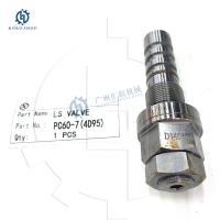 China 708-1W-04712 4D95 Engine Parts PC60-7 PC70-7 BR100-1S LS Relief Valve For KOMATSU Excavator Spare Parts for sale