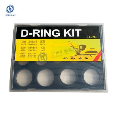 China 4C-4784 4C4784 5P8433 270-1535 CATEEEEEEE Hydraulic D Ring Kit Excavator Rubber Seal Box for sale