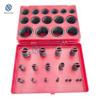 China AS-568 Standard series NBR-90 30 size 382PCS O ring service kit O ring box for excavator seal for sale