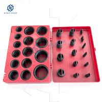 China NBR-90 AS-568 Rubber O-ring Service Kit 382PCS O-ring Box for Excavator Spare Parts for sale