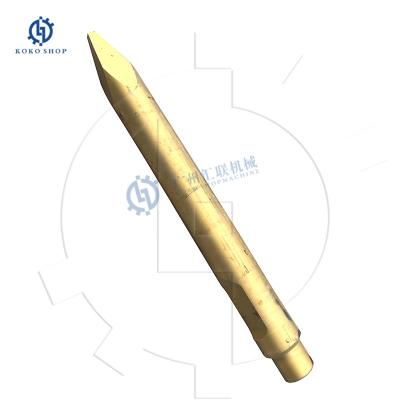 China SB81N SB70 TR-F Hydraulic Breaker Chisel SOOSAN Moil Point Type Hammer Chisel For Rock Hammer Spare Parts for sale