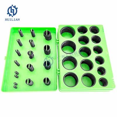 China AS-568 Standard Series NBR90 O Ring Green Box 30Sizes O Ring Service Kit With 506pcs for sale