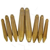China Hydraulic Breaker Hammer Soosan Rock Breaker Chisel For SH18G SH20G SH35G SH40G SH200 SH400 SH700 140MM Tools for sale