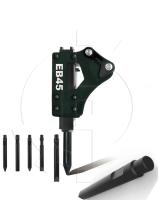 China Edt100 Edt200 Edt300 Edt400 Edt435 Edt450 Hydraulic Breaker EDDIE Hammer Chisel With Mini Excavtor Machine for sale