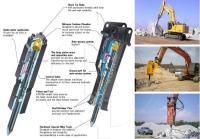 China Krupp Serial HM2300 HM2500 HM2600 HM3000 HM4000 Conical Point Road Hammer Chisel 135MM For Hydraulic Breaker for sale