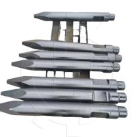 China Fine Fine30 Fine35 Fine36 Fine40 Fine45 Jack Hammer Breaker Spare Parts V32 V43 V45 Moil Point Chisel for sale