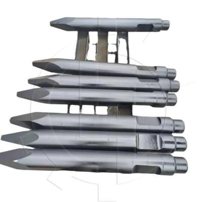 China Fine Fine30 Fine35 Fine36 Fine40 Fine45 Jack Hammer Breaker Spare Parts V32 V43 V45 Moil Point Chisel for sale