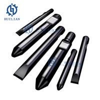 China KOMAC TOR23 TOR36 TOR42 TOR210 Tool Chisel 125mm 145mm 155mm 135mm For KOMAC Hydraulic Demolition Breaker Spare Parts for sale