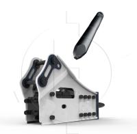 China KOMAC TOR23 TOR36 TOR42 TOR210 Tool Chisel 125mm 145mm 155mm 135mm For KOMAC Hydraulic Demolition Breaker Spare Parts for sale