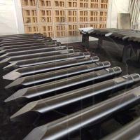 China KOMAC KB1500 KB2000 KB2100 KB3500 Hydraulic Hammer Breaker Spare Parts 120MM Chisel KB300 KB400 KB1000 for sale