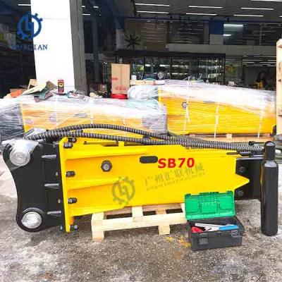 China SB70 Silence Excavator Attachment Hydraulic Breaker Hammer For 18-21tons Excavator for sale