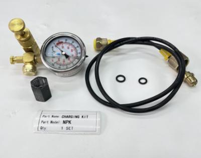 China NPK Spare Parts Hydraulic Breaker NPK Hammer Nitrogen N2 Gas Charging Kit Charging Valve for sale