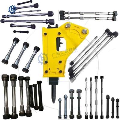 China SAGA210 MS500 MS75AT MS35AT Hammer Side Rod MSB MS45AT Hydraulic Breaker Through Bolt For Excavator Parts for sale