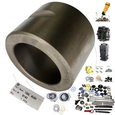 China B140 B180 B210 B230 Front Cover Tool Bush For Excavator Atlas Copco Hydraulic Breaker Hammer Front Head Attachment for sale