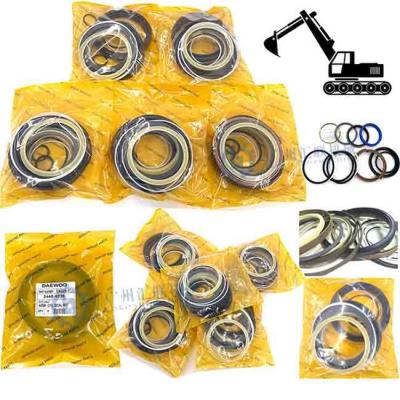 China 24409236 Excavator Arm Bucket Boom Cyl Seal Kit Hydraulic Cylinder Oil Seal For DX225-7 for sale