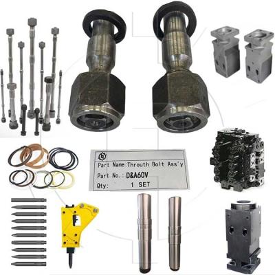 China D&A15V D&A20V D&A30V D&A40V D&A50V D&A60V D&A70V Through Bolt For Excavator Rock Breaker Hydraulic Hammer Cylinder Parts for sale