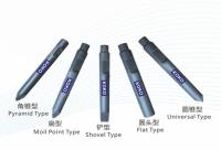 China Indeco Hydraulic Breaker Chisel MES121 MES180 MES300 MES550 MES650 MES2500 Moil Flat Universal Chisel For Rock Breaker for sale