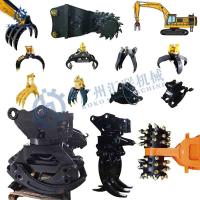 China ZX130 EX130 SH160 DX140 DH140 SY155W Electric Holding Grapple for 15Tons Excavator Attachment for sale